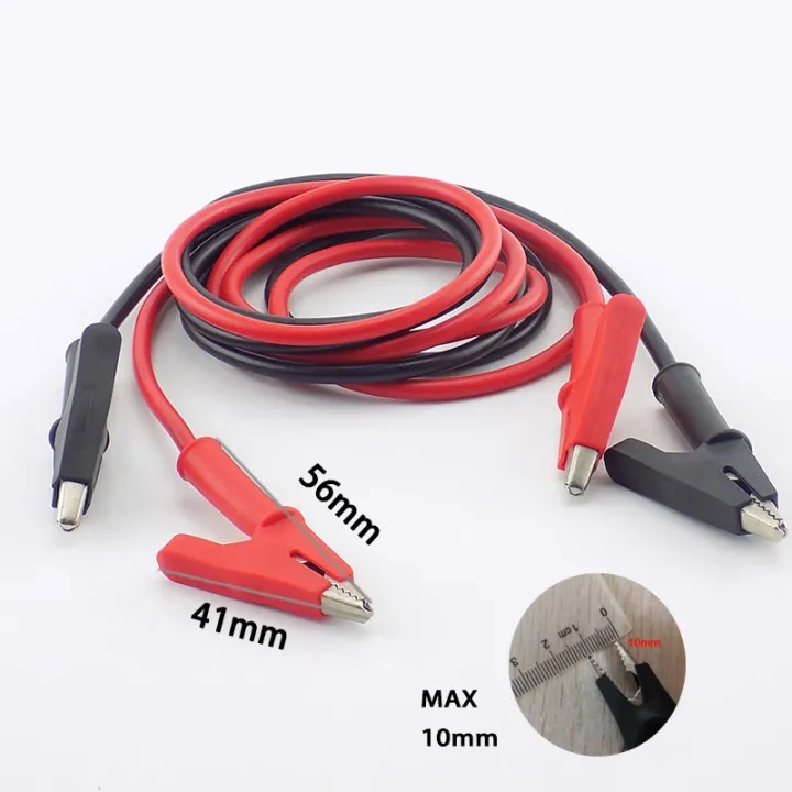Double ended Alligator Crocodile Clips Test Jumper Wire High Voltage ...
