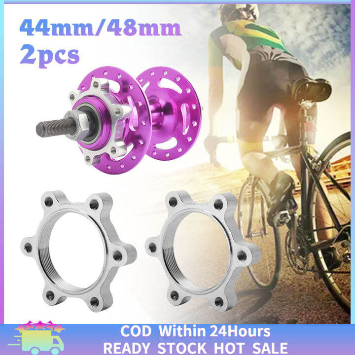 [Fast Delivery]2 Pcs Bicycle Bike Freewheel Threaded Hubs Disk Brake ...