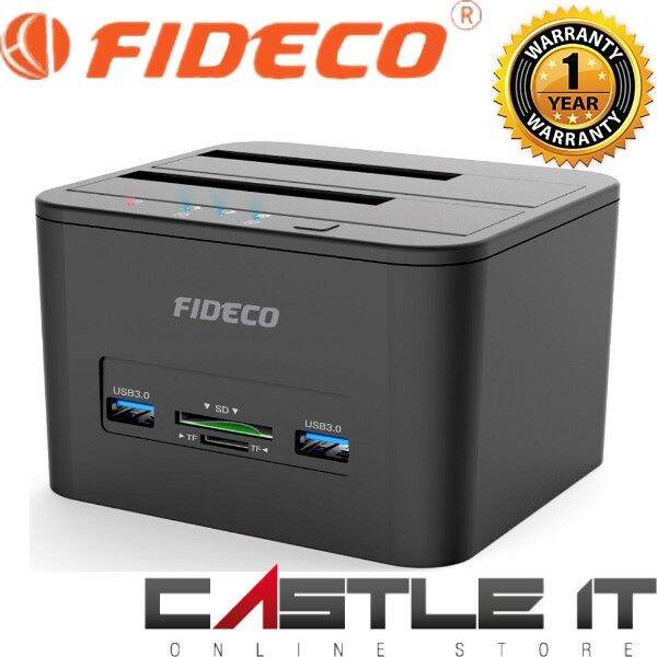 FIDECO YPZ04-S2HC USB 3.0 TO SATA HDD DOCKING STATION WITH BUILT-IN 2*USB 3.01 * SD CARD SLOT 1 ...
