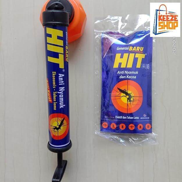 Dispenser pompa / Obat Nyamuk / isi refill HIT 175 ml / refil 360 ml ...