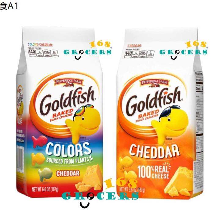 Pepperidge Farm Goldfish Cheddar Baked Snack Crackers 187g (Cheddar PlainCheddar Colors) | Lazada PH