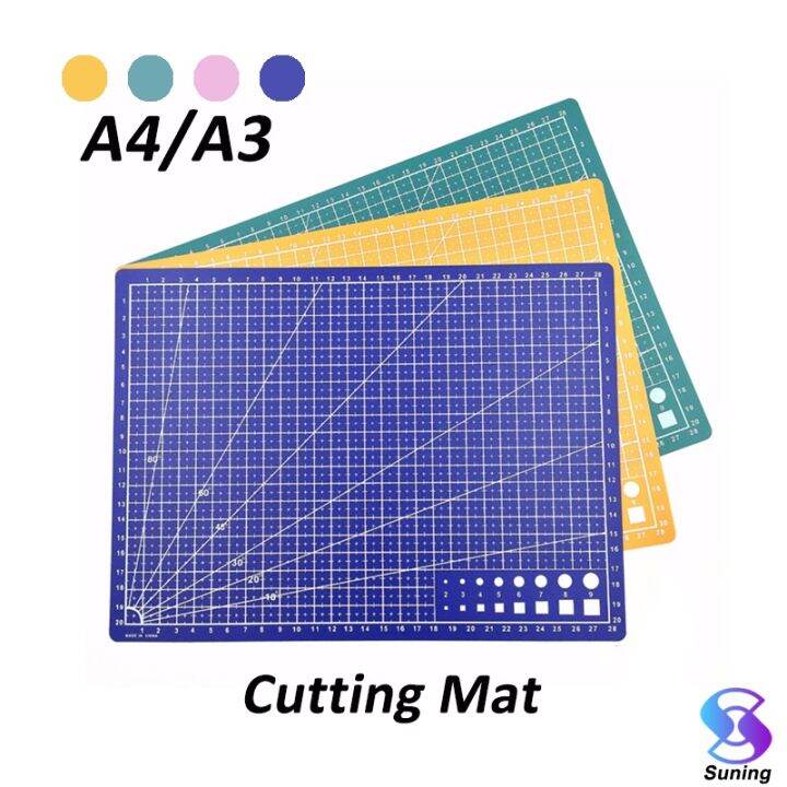 Alas Potong Ukuran A3 /A4 PVC Cutting Mat Cutting Pad Board Alat DIY Double Size | Lazada Indonesia