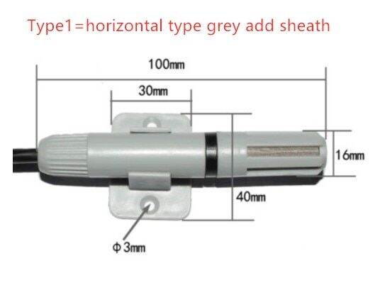 Sht10 Sensor Housing Sht20 Air Duct Temperature Humidity Tranitter ...