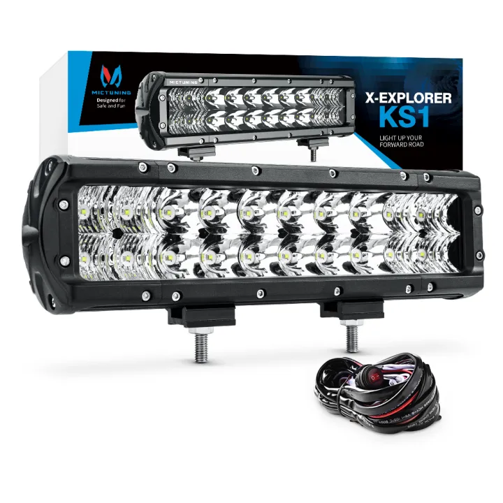 MICTUNING X-Explorer KS1 LED Light Bar - 12 Inch 60W Off Road Driving ...