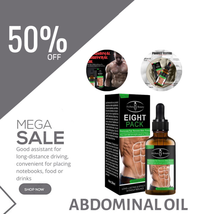Powerful Abdominal Muscle Essential Oil Men Stronger Muscle Eight Pack ...