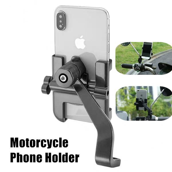 New Aluminum Alloy Motorcycle Mobile Phone Holder Stand Universal ...