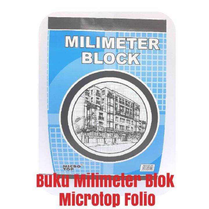 Buku/ Kertas Milimeter Block Ukuran Folio/F4 MICROTOP | Lazada Indonesia