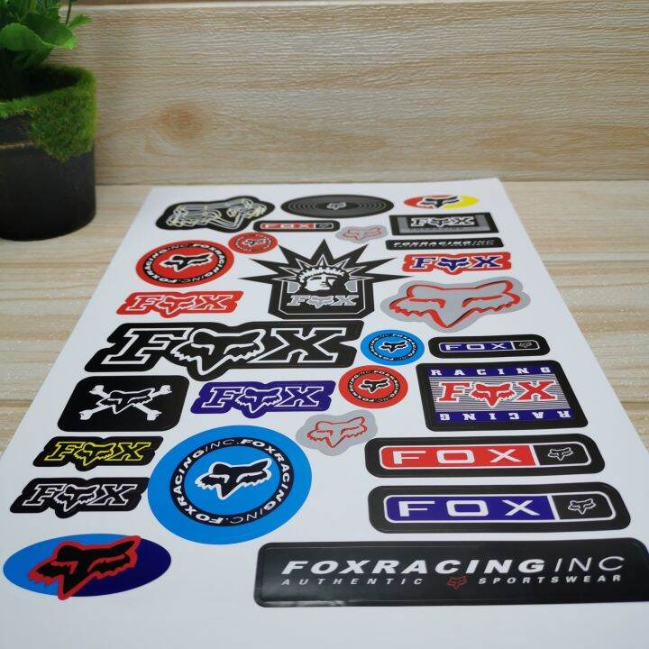 Fox Racing Car Motors Decals Stickers Motor Car Brand Logo Decals ...