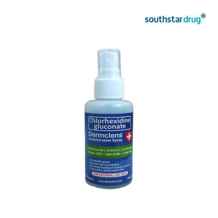 Dermclens Antimicrobial Spray Alcofree Spray 60 ml | Lazada PH