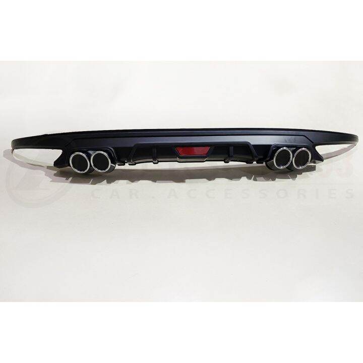 Rear Bumper Diffuser with Dual Muffler for Toyota Vios 2019 to 2020 ...