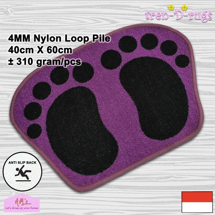 Tren-D-rugs - Keset kaki foot feet rainbow kiddies karakter alas pintu ...