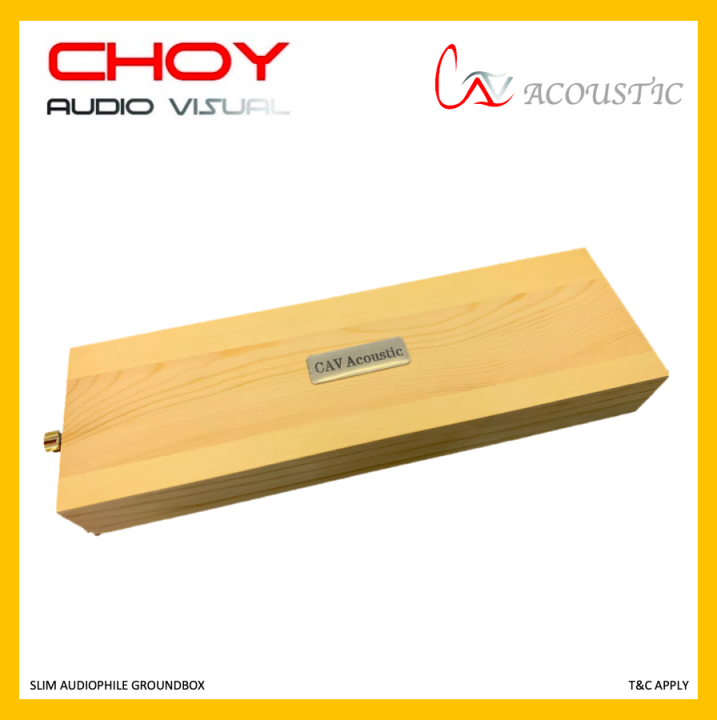 Cav Acoustic Slim Audiophile Earth Ground Box with Silver Grounding ...