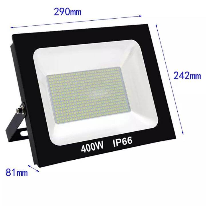 SFR สปอตไลท์ ไฟสว่าง Spotlight LED 400Wเต็ม 800LED AC 220V (ใช้ไฟบ้าน ...