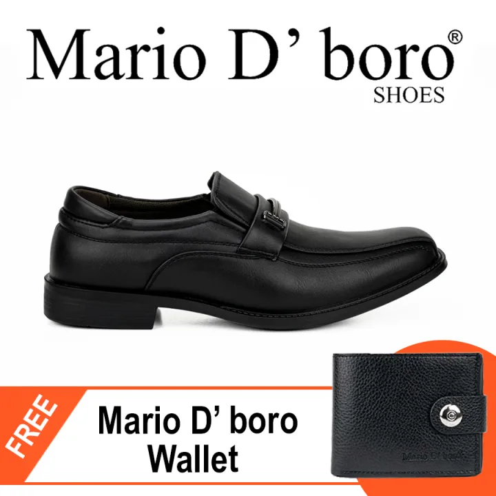Mario D boro MV 22146 Black Men Formal Shoes | Lazada PH