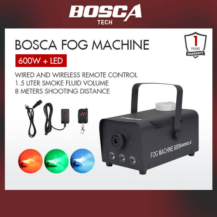 BOSCA Professional Haze Fog Machine 600W Wireless Remote Control with ...