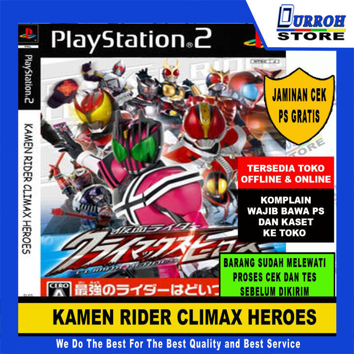 KASET PS2 / PS 2 KAMEN RIDER CLIMAX HEROES | Lazada Indonesia