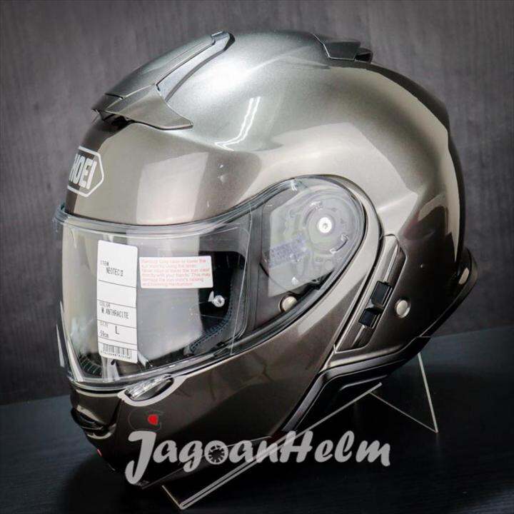 SHOEI HELM NEOTEC 2 | ANTHRACITE METALIC | MODULAR FLIP UP | Lazada ...