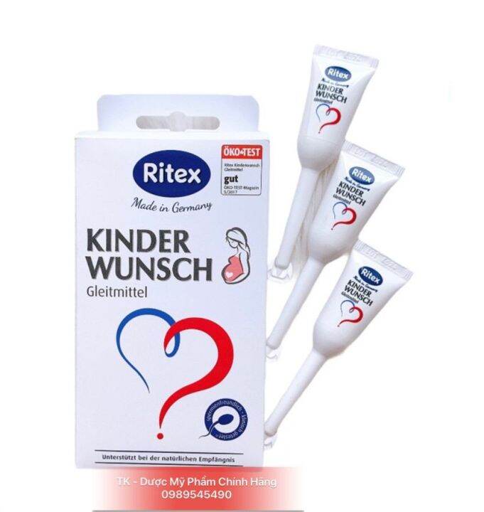 Gel Ritex Kinderwunsch Đức Hỗ Trợ Thụ Thai Tự Nhiên - Ống 4ml | Lazada.vn