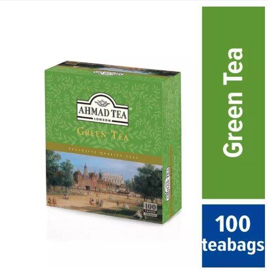 Ahmad Tea Green Tea 100 teabags Halal Certified | Lazada PH