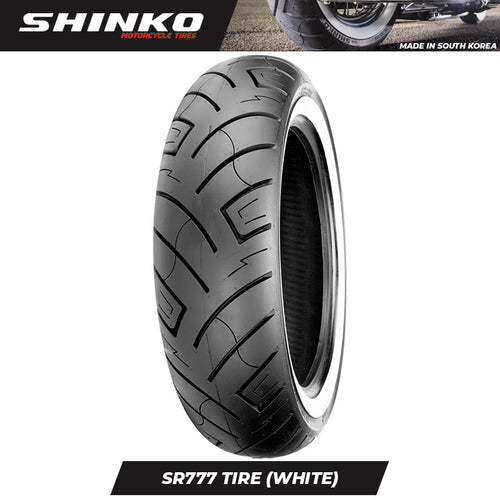 Shinko Motorcycle Tires SR777 WHITE WALL 150/80B16WW Rear TL | Lazada PH