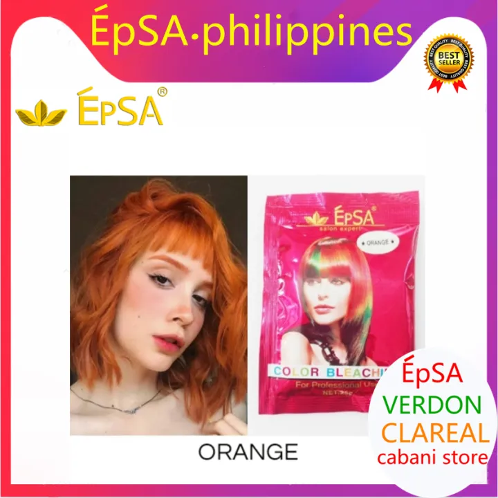 EPSA HAIR COLOR POWDER 25g (ORANGE) 1015D | Lazada PH
