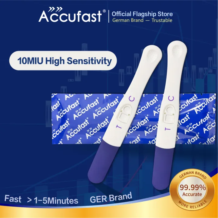 ACCUFAST 2 Boxes of 4 Pregnancy Tests kits over 99.99%Midstream ...