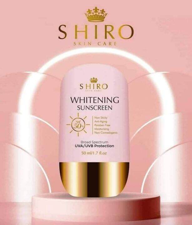 SHIRO WHITENING SUNSCREEN | Lazada PH