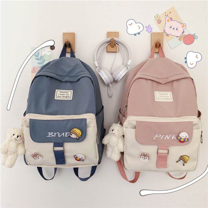 Ins Style Schoolbag Female Japanese Harajuku Junior High School Student ...