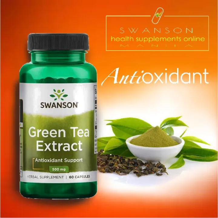 Swanson Green Tea Extract 60 Caps | Lazada PH
