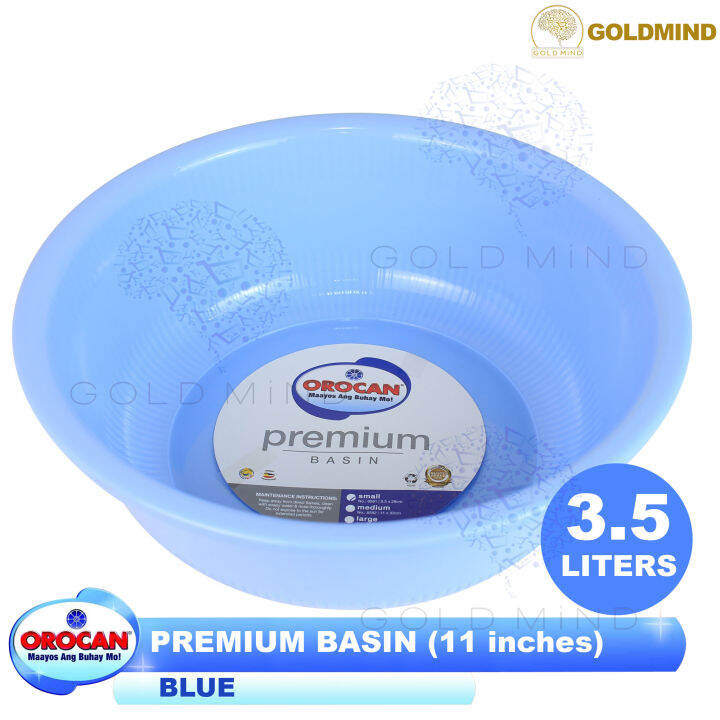 Orocan Premium Basin PLANGGANA (Blue,Green,White) 28 cm,33cm | Lazada PH