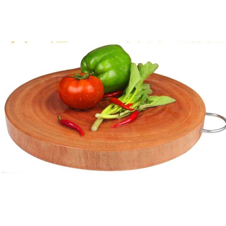 Thick Round Chopping Board Wooden Cutting Board Wooden Chopping Board ...