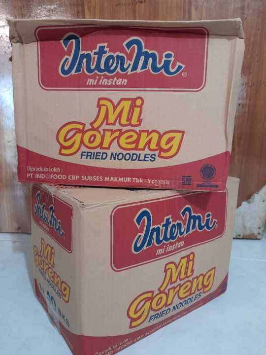 Intermie Indofood 1 Dos Mie Goreng (40 Pcs), Adiknya Indomie Goreng ...