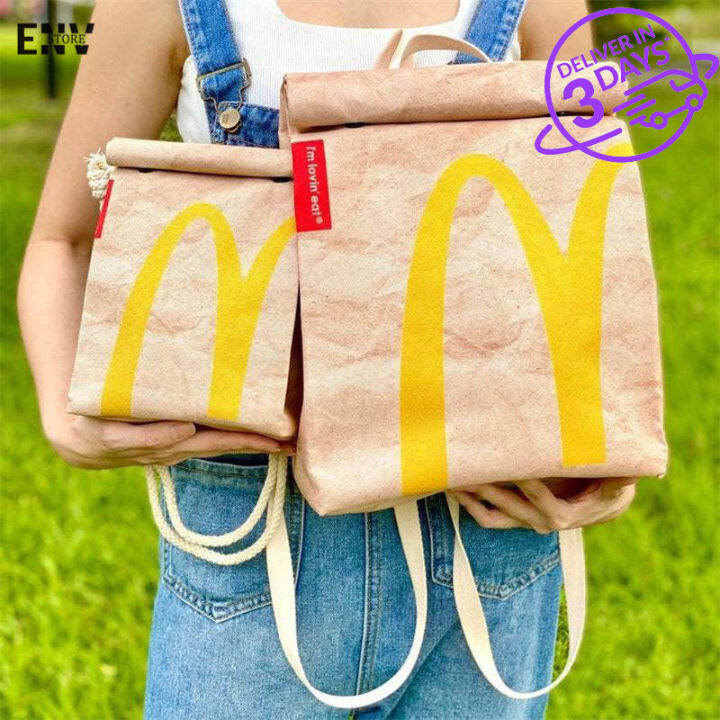 ENV[2-4 Days Delivery]mcdonald's bag Bag Women's bag McDonald's school ...