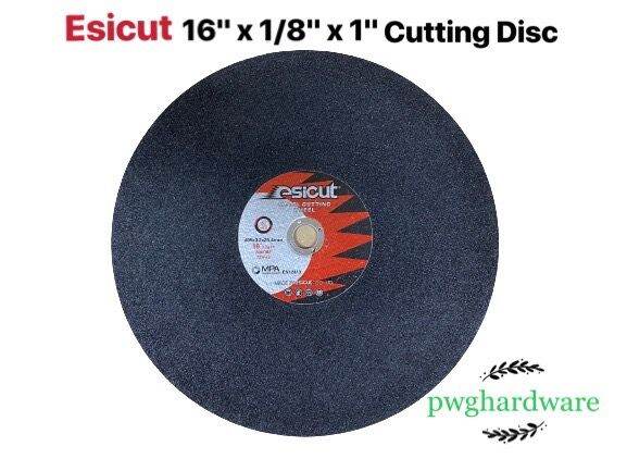 ESICUT 16" METAL CUTTING DISC / 16 Inch MATA POTONG BESI / 16 "FIBER CUTTER DISC / 16寸割片 ESICUT ...