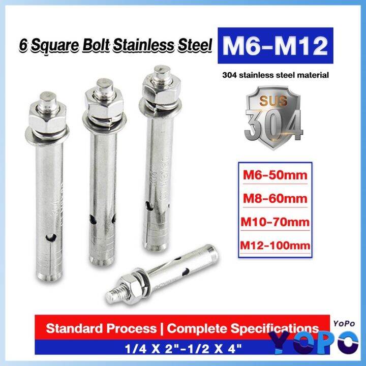YoPo 1PCS Expansion Bolt Expansion Bolt for Concrete Expansion Screw ...