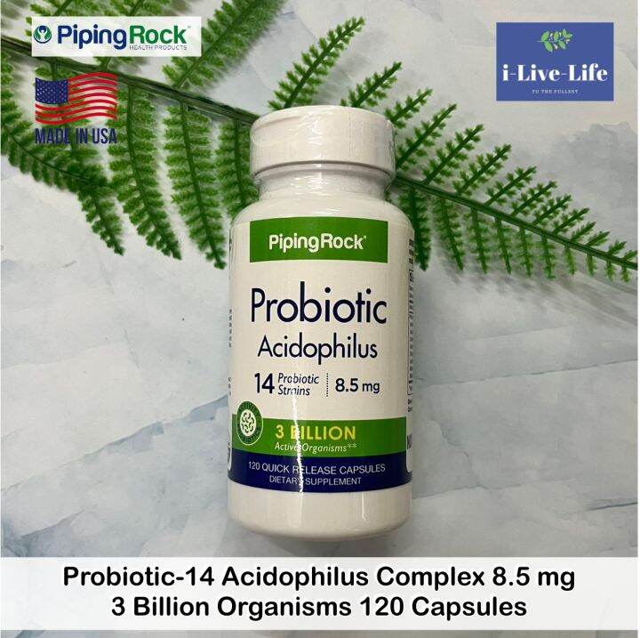 โปรไบโอติก Probiotic-14 Acidophilus Complex 3 Billion Organisms 60 Or ...
