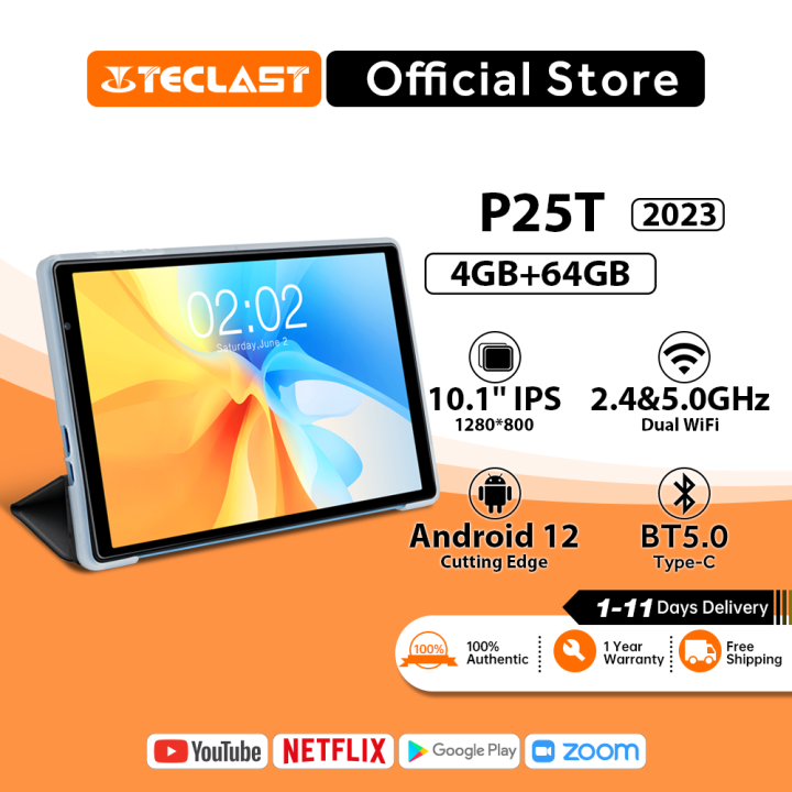 4/64GB แท็บเล็ต Teclast P25T ของแท้ tablet Android 12 OS 10.1 นิ้ว IPS แท็บเล็ต 5000mAh ...