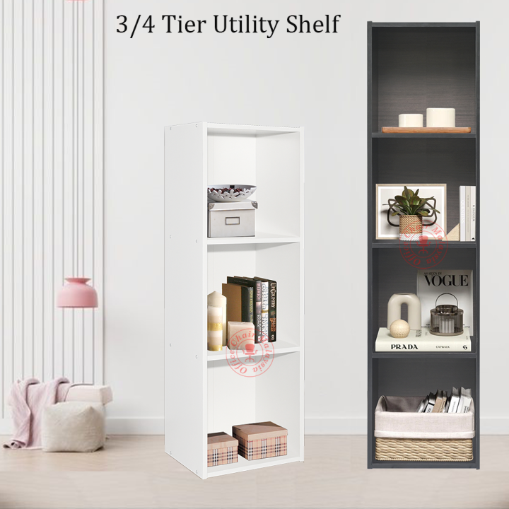 💥Ready Stock💥 DIY 3 Tier Bookshelf / 4 Tier Bookshelf / Book Storage ...