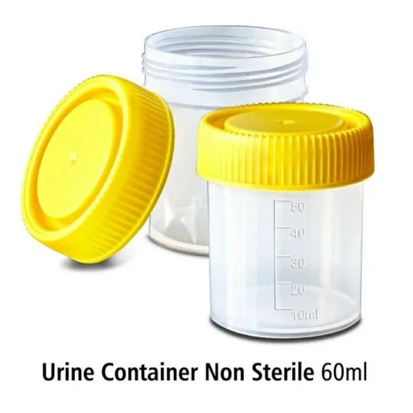 Urine Container Non Steril OneMed 60ml Penampung Urine Onemed | Lazada ...