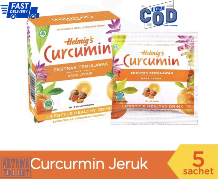 Helmigs Curcumin Rasa Jerut Vit C 1000mg isi 5 Sachet | Lazada Indonesia
