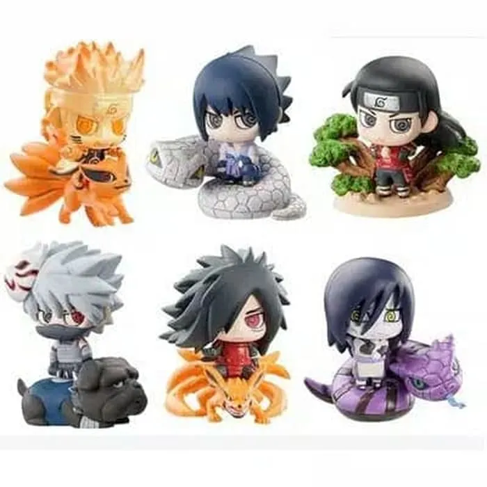 Action Figure Naruto 6 pcs set biju mode | Lazada Indonesia