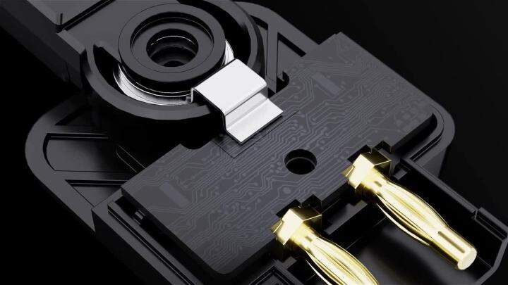 D-Tap Splitter Cable 180° Rotatable D-Tap Male Plug to 4 D-Tap Female ...