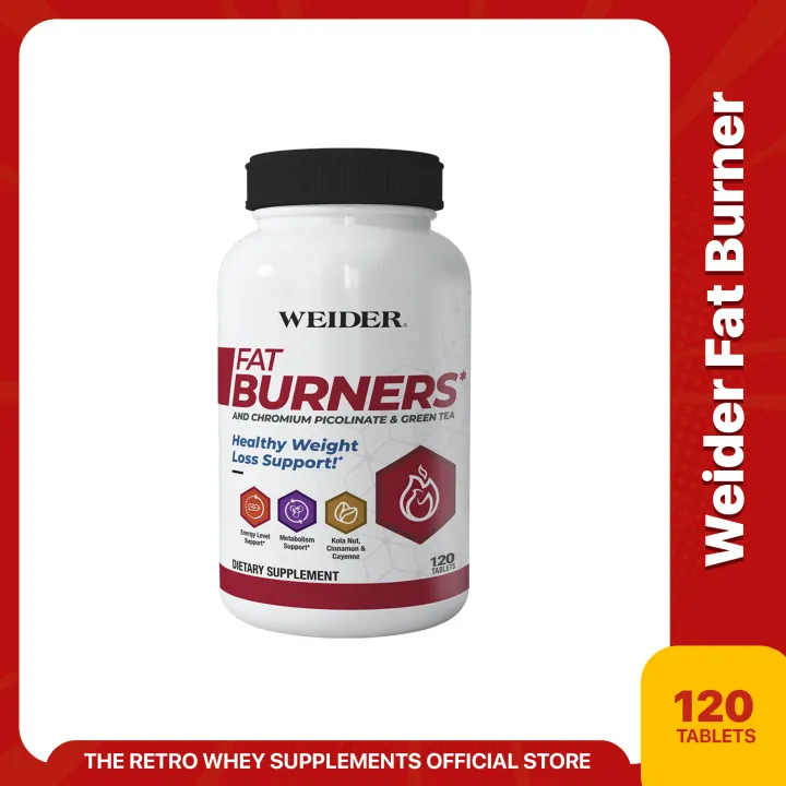 Weider Fat Burner, Bottle of 120 Tablets - The Retro Whey Supplements ...
