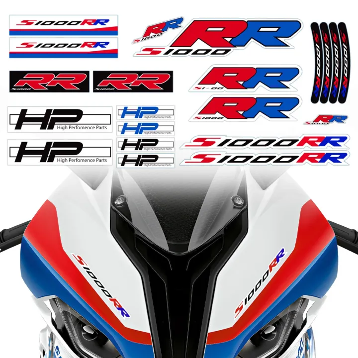 BMW Motorcycle Reflective Sticker S1000RR HP4 Fuel Tank Hub Body ...