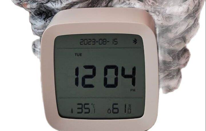 Bluetooth Alarm Clock Qi-Ping Bluetooth Alarm Clock humidity and ...