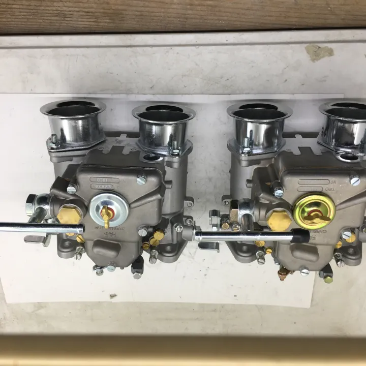 (2X) 45 Dcoe 152 Twin Carburettor Fajs Dual Carb 45DCOE Carburetor For ...