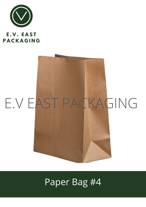 Paper Bag Pandesal Food Takeout Paper Bag Bread #4 50 GSM | Lazada PH