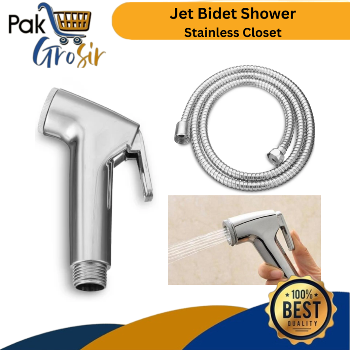 Kepala Jet Bidet Shower Stainless Steel Kloset Semprotan Air Toilet ...