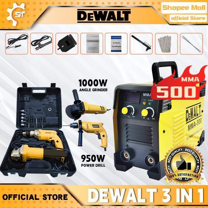 Dewalt 3In1 MMA-500 Portable Igbt Inverter Welding Machine Powerful ...