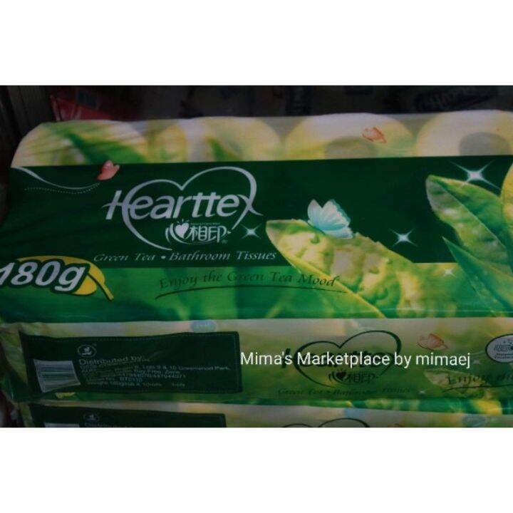Hearttex Green Tea Scented Bathroom Tissue Rolls | Lazada PH